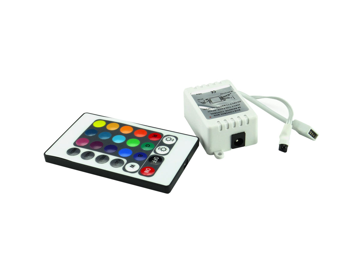 24 Key RGB Controller IR, 12V DC - Elekron Limited